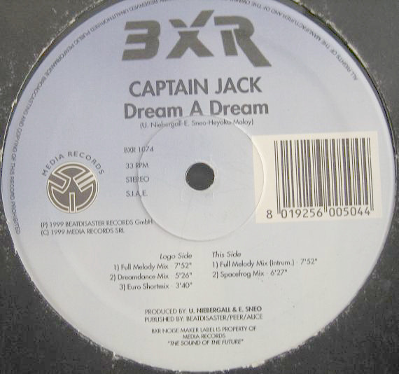 Dream a Dream by Captain Jack (Single, Eurodance): Reviews, Ratings ...