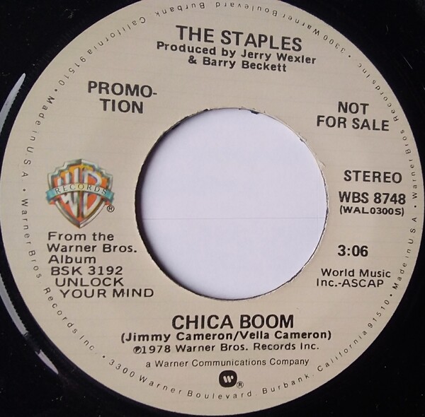 Chica Boom Mono / Stereo by The Staple Singers (Single): Reviews ...