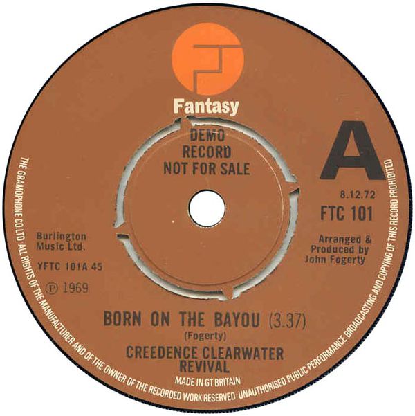 Born on the Bayou / I Put a Spell on You by Creedence Clearwater Revival (Single, Swamp Rock ...