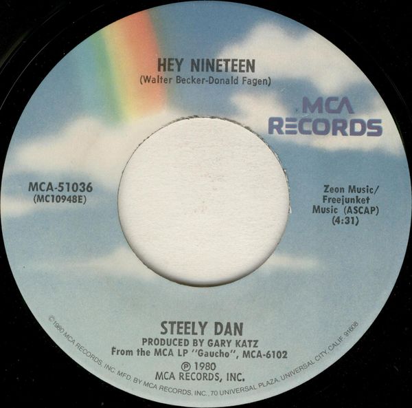 Hey Nineteen / Bodhisattva (Live) by Steely Dan (Single, Yacht Rock ...