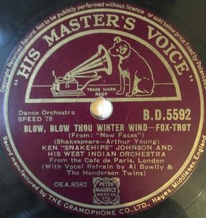 Blow, Blow Thou Winter Wind / It Was a Lover and His Lass by Ken ...