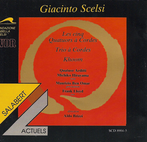 Les cinq quatuors à cordes; Trio à cordes; Khoom by Quatuor Arditti ...