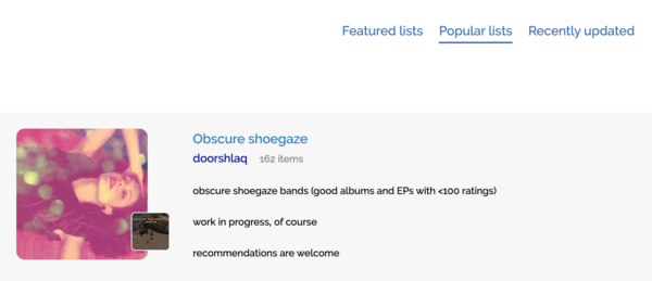 How to discover music using RYM - Rate Your Music