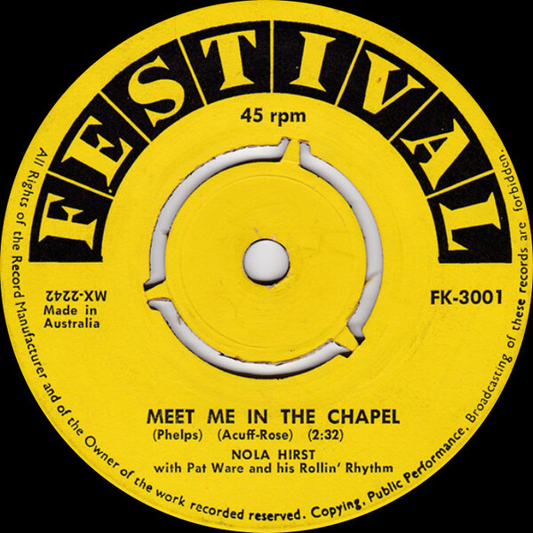 7HO Top 40 - 13 August 1958 - Hobart TAS Australia - Rate Your Music