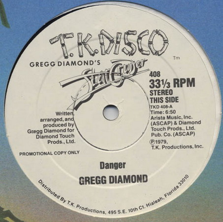 Danger / Stand Up and Dance by Gregg Diamond (Single, Disco): Reviews ...
