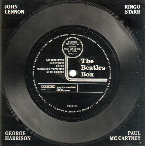 The Beatles Box: From Liverpool (Sampler) by The Beatles (Album; LYN ...