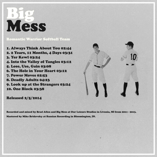 Romantic Warrior Softball Team by Big Mess (Album): Reviews, Ratings ...