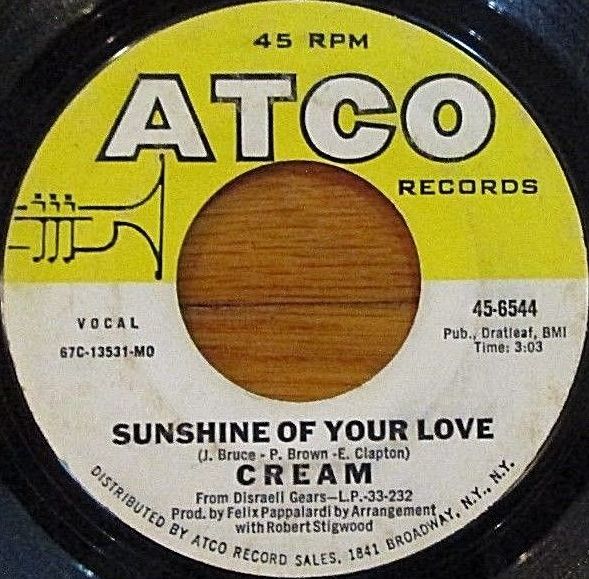 Sunshine of Your Love / SWLABR by Cream (Single, Blues Rock): Reviews ...