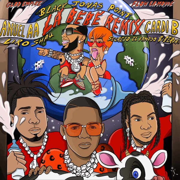 La bebé (Remix) by Anuel AA, Cardi B & Black Jonas Point (Single; n/a ...
