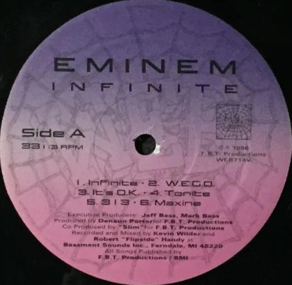 Infinite by Eminem (Album, Boom Bap): Reviews, Ratings, Credits, Song ...