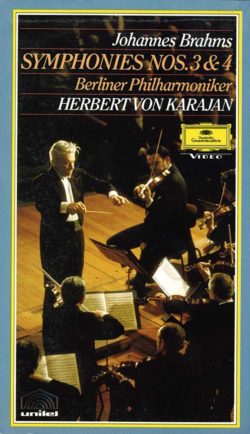 Symphonies Nos.3 & 4 by Berliner Philharmoniker / Herbert von Karajan (Video, Romanticism ...