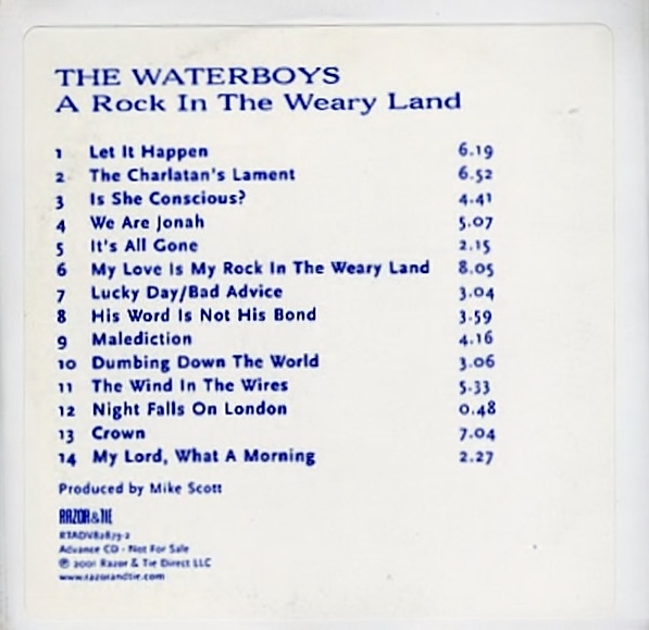 The Waterboys A Rock In The Weary Land – AJRUZ