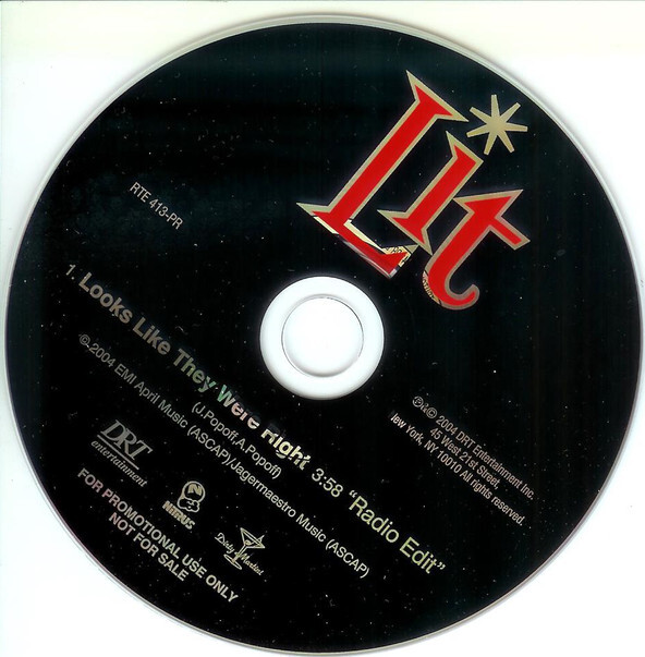 Looks Like They Were Right by Lit (Single, Alternative Rock): Reviews ...