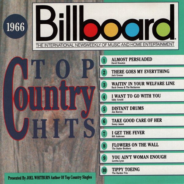 Billboard Top Country Hits 1966 by Various Artists (Compilation; Rhino ...