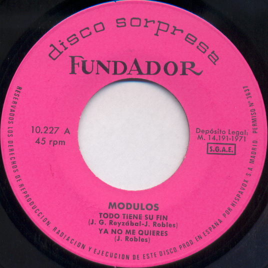 Todo tiene su fin / Ya no me quieres / Realidad / Nada me importa by ...