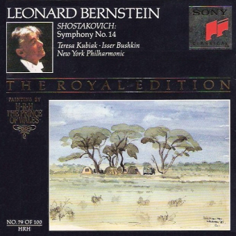 Symphony No. 14 by New York Philharmonic / Leonard Bernstein / Teresa Kubiak / Isser Bushkin ...