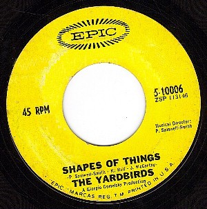 Shapes of Things / New York City Blues by Yardbirds (Single; Epic; 5-10006): Reviews, Ratings ...