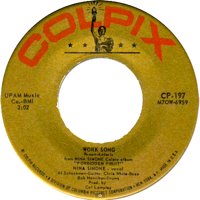 Work Song / Memphis in June by Nina Simone (Single, Vocal Jazz ...