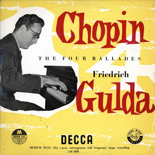 The Four Ballades by Friedrich Gulda (Album; Decca; LW 5156): Reviews ...