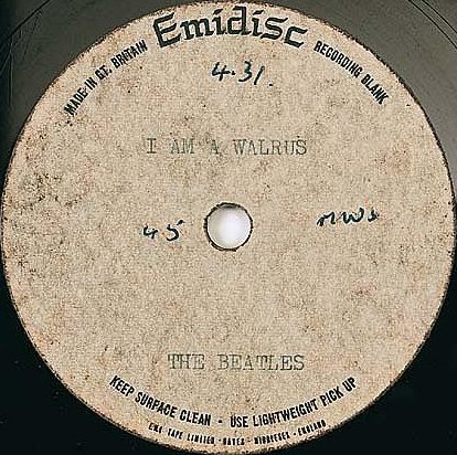 I Am the Walrus by The Beatles (Additional release; Emidisc; n/a ...