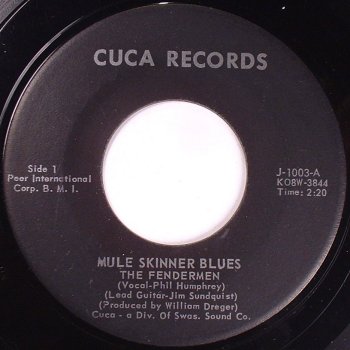 The Fendermen - Mule Skinner Blues - Lyrics and ratings - Rate Your Music