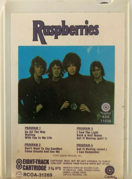Raspberries by Raspberries (Album; Capitol; RCOA-31269 / 8XK-611036 ...