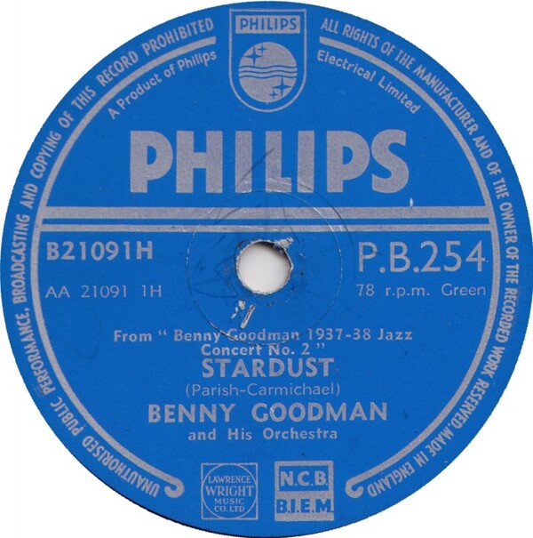Stardust / Caravan by Benny Goodman and His Orchestra (Single, Big Band ...