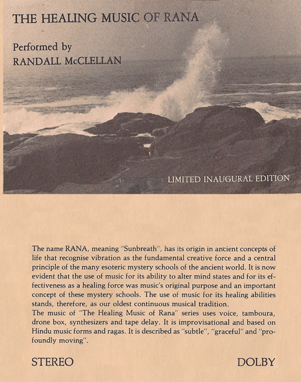 The Healing Music of Rana by Randall McClellan (Compilation, Ambient ...