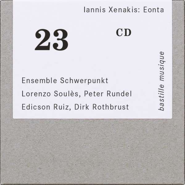 Eonta by Ensemble Schwerpunkt / Peter Rundel / Lorenzo Soulès / Edicson ...