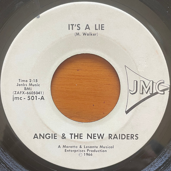 It's a Lie / Sounds of the Raiders by Angie & The New Raiders (Single ...