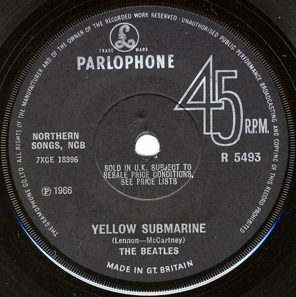 Yellow Submarine / Eleanor Rigby by The Beatles (Single, Psychedelic ...