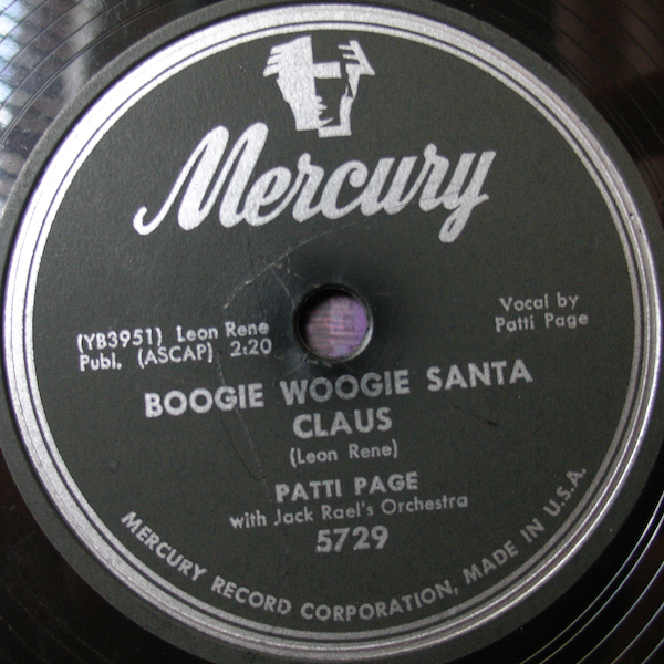 Boogie Woogie Santa Claus / Christmas Bells by Patti Page (Single ...