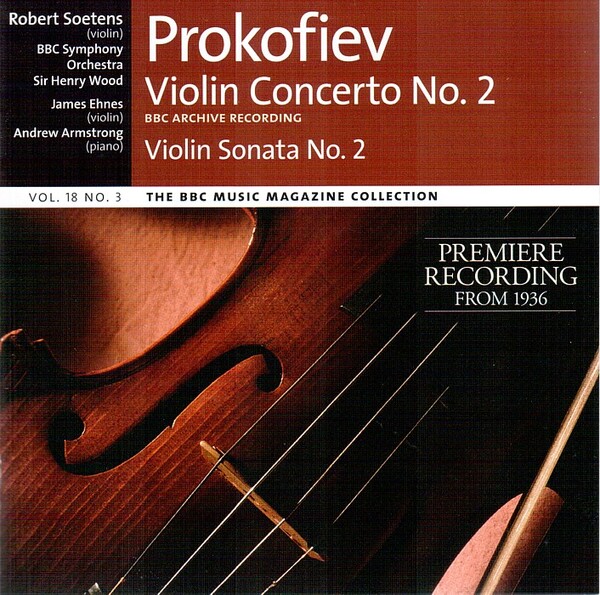 Violin Concerto No. 2 / Violin Sonata No. 2 by BBC Symphony Orchestra ...