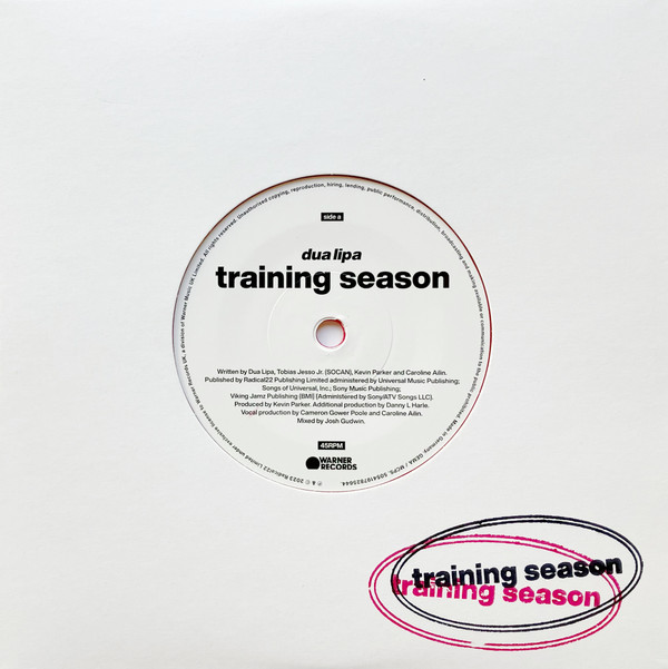 Training Season by Dua Lipa (Single; Warner; 5054197825644): Reviews ...
