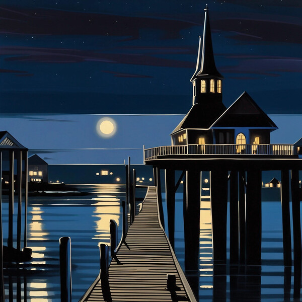 Coastal Suburban Nighttime Worship by Lo-Fi VHS Way Prayer Tape Series ...