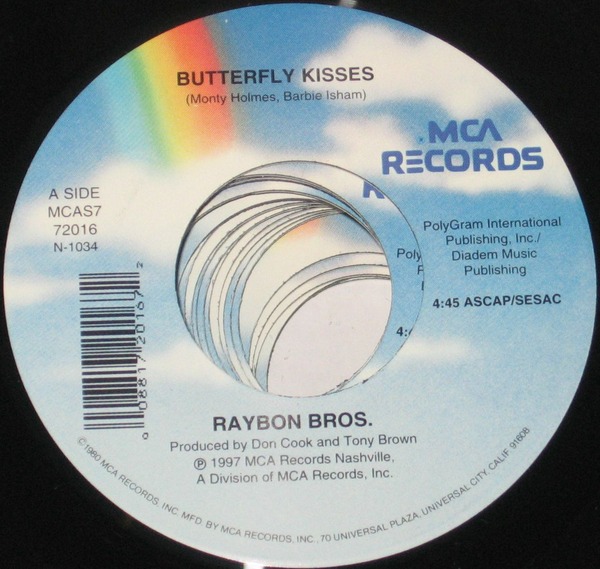 Butterfly Kisses by Raybon Bros. (Single, Country): Reviews, Ratings ...