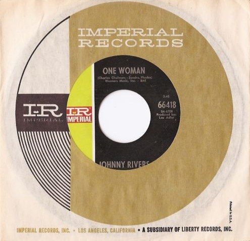 One Woman / Ode to John Lee by Johnny Rivers (Single, Pop): Reviews ...