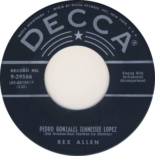 Pedro Gonzales Tennessee Lopez / That's What Makes the Juke Box Play by ...