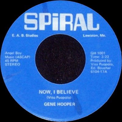 Now, I Believe / California Blues by Gene Hooper (Single; GH 1001 ...