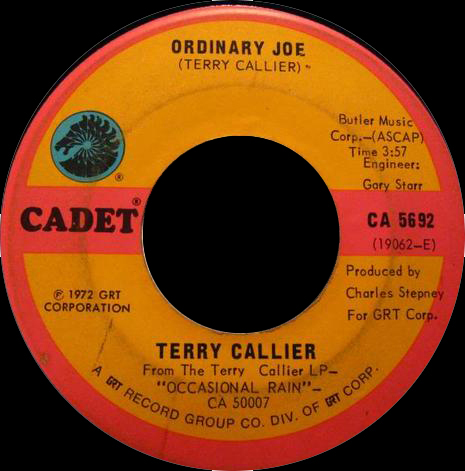 Ordinary Joe / Golden Circle of Your Love by Terry Callier (Single ...