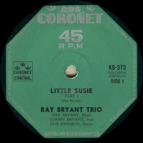 Little Susie (Part I) / Little Susie (Part III) by Ray Bryant (Single ...