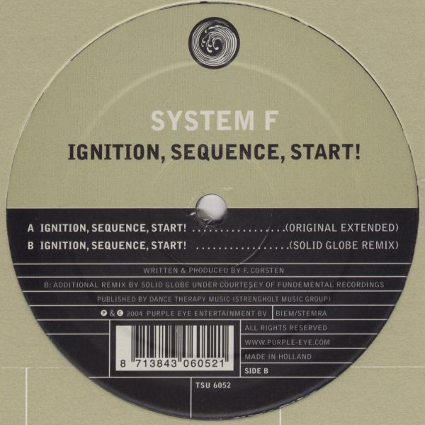 Ignition, Sequence, Start! by System F (Single, Uplifting Trance ...