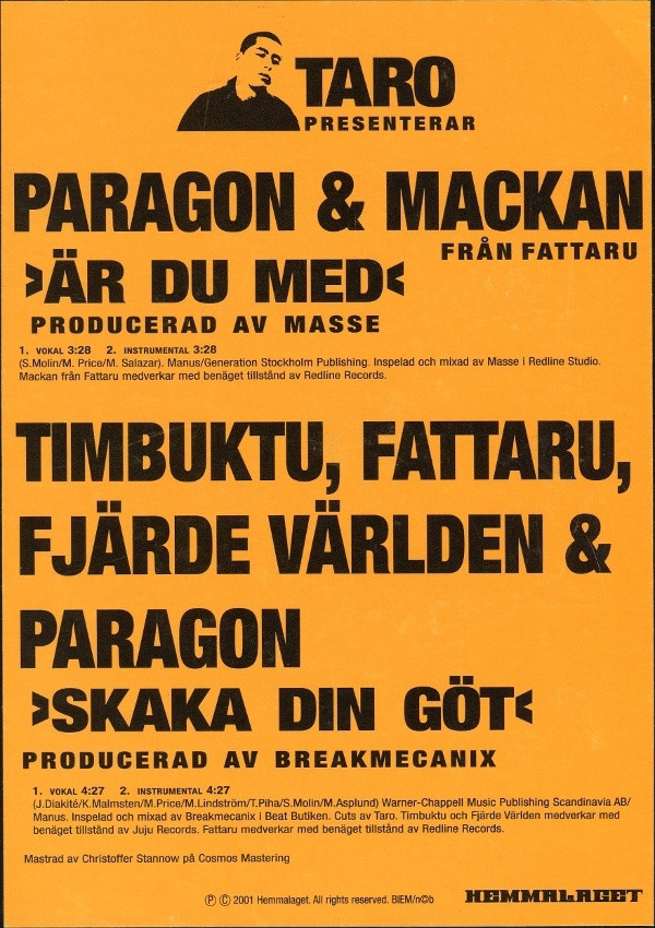 Taro Presenterar by DJ Taro (Single): Reviews, Ratings, Credits, Song ...