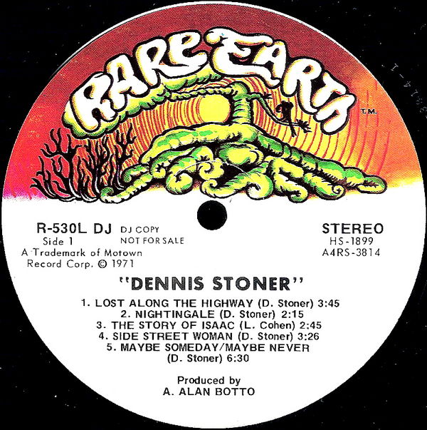 Dennis Stoner by Dennis Stoner (Album; Rare Earth; R530L): Reviews ...