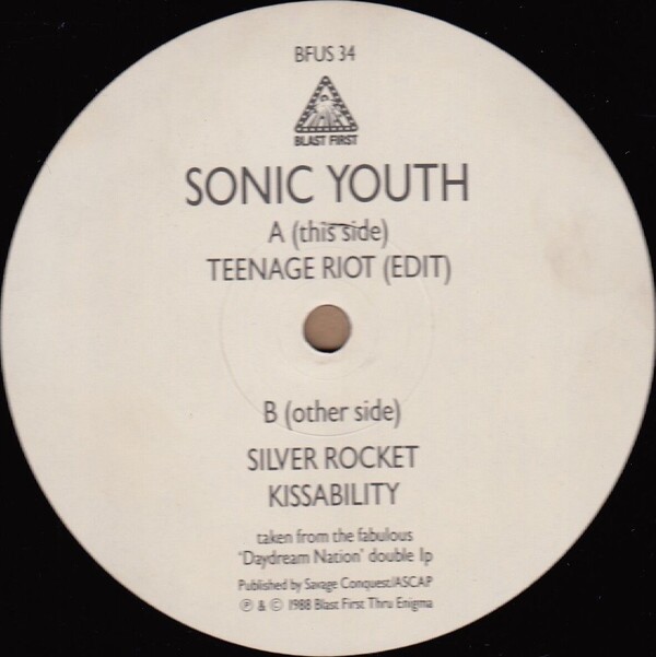 Review for Teenage Riot / Silver Rocket / Kissability - Sonic Youth by ...