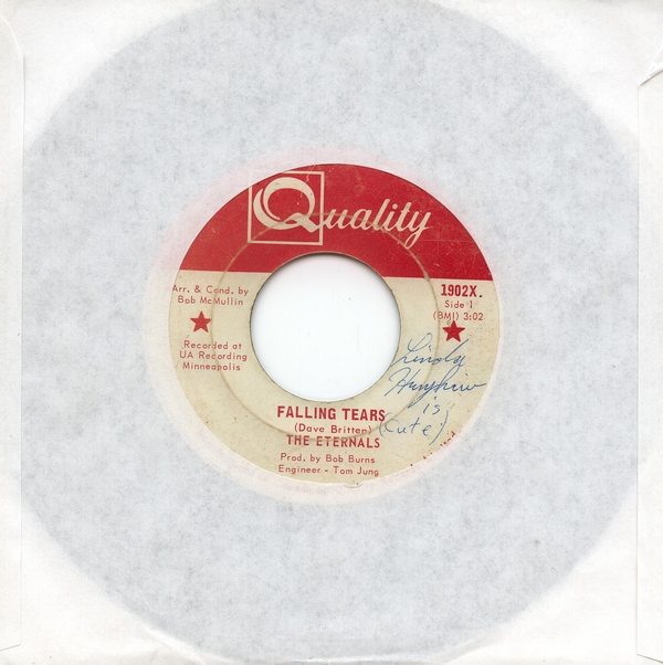 Falling Tears / Sticks and Stones by The Eternals (Single): Reviews ...