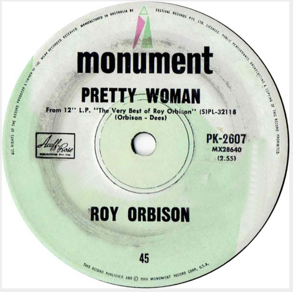 Pretty Woman / Running Scared by Roy Orbison (Single): Reviews, Ratings ...