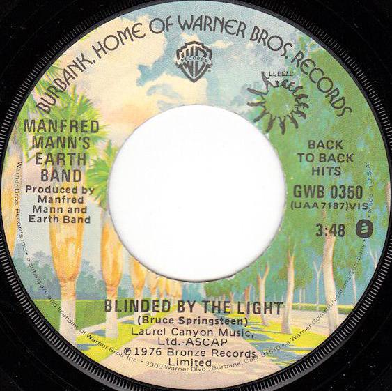 Blinded by the Light / Spirit in the Night by Manfred Mann's Earth Band ...