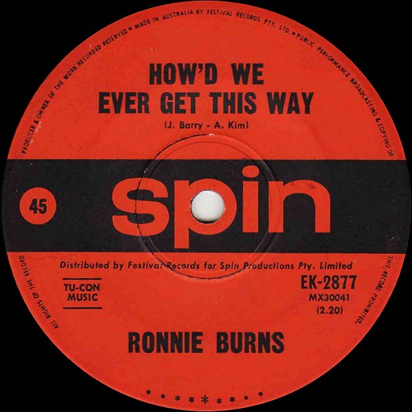 How'd We Ever Get This Way / Harry the Happy Hooligan by Ronnie Burns ...
