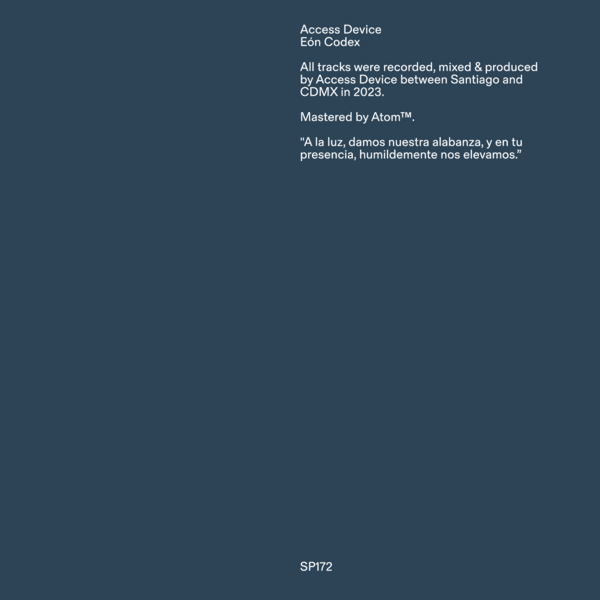 Eón Codex by Access Device (Album; Superpang; SP172): Reviews, Ratings ...